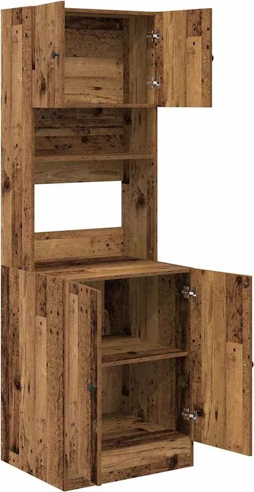 Kuchyňský bufet Staré dřevo 60 x 50 x 180 cm 3365555