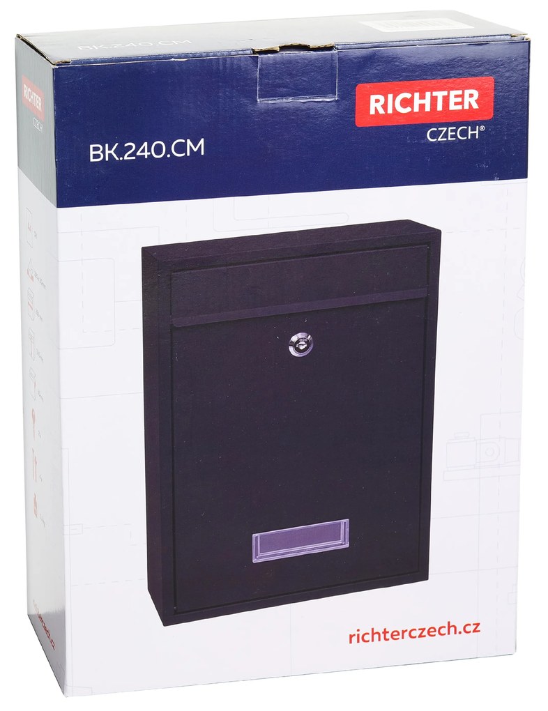 Richter Czech Poštovní schránka ocelová BK.240.CM