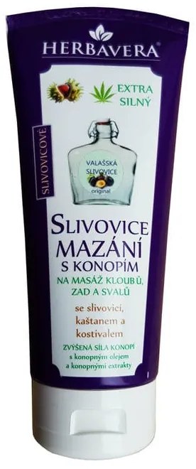 Slivovicové mazání s konopím 200 ml