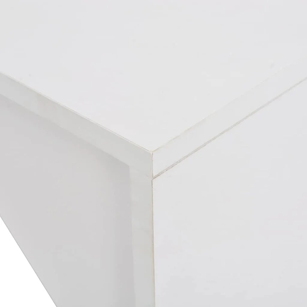 Barový stůl se skříní bílý 115 x 59 x 200 cm 280227