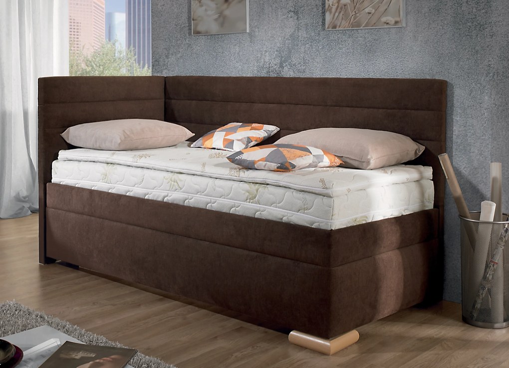 Postel  VENETO BOXSPRING 100x200 cm, s čely