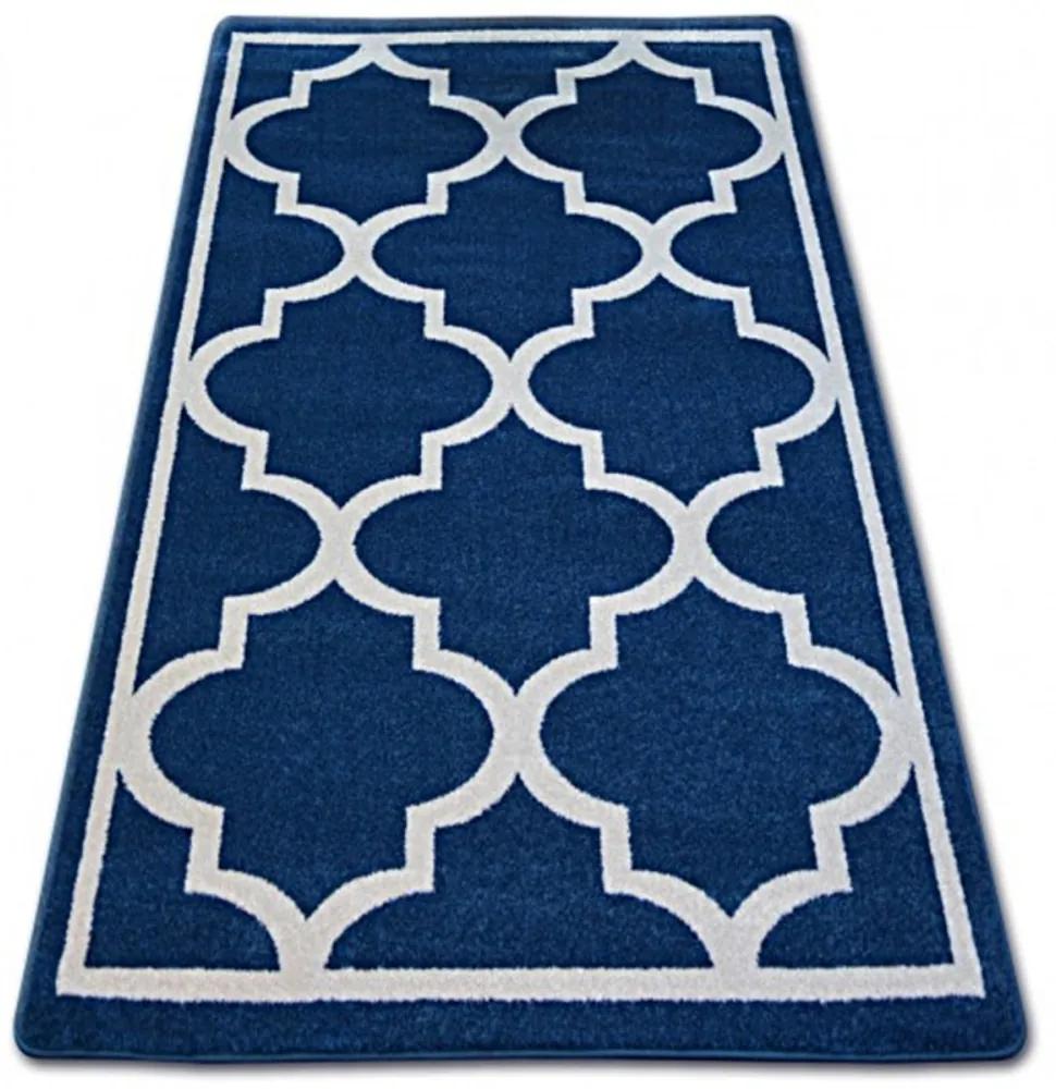 Kusový koberec Trelis modrý, Velikosti 120x170cm