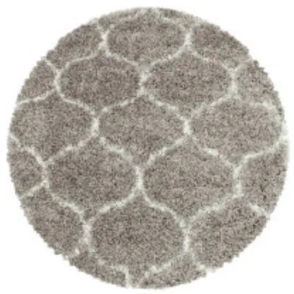 Hans Home | Kusový koberec Salsa Shaggy 3201 beige kruh - 160x160 (průměr) kruh