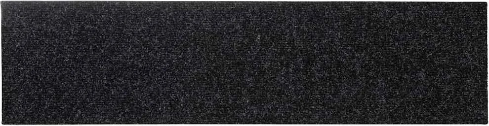 Schodové rohože samolepicí 30 ks 76 x 20 cm černé obdélníkové 3365723