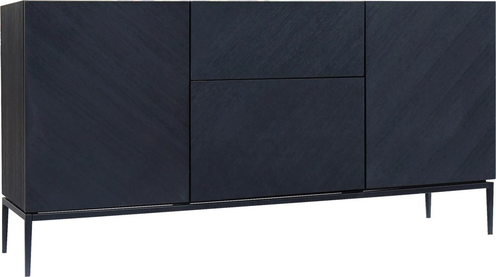 XXXLutz ŠIROKÁ KOMODA, černá, 160/80/40 cm home24 - Online Only komody - 002611003301