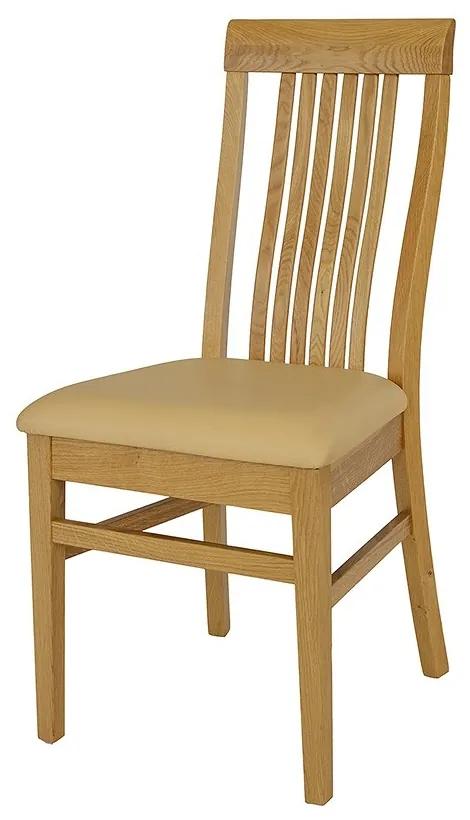 Drewmax Jídelní židle KT379 masiv dub rustikal Atos 130