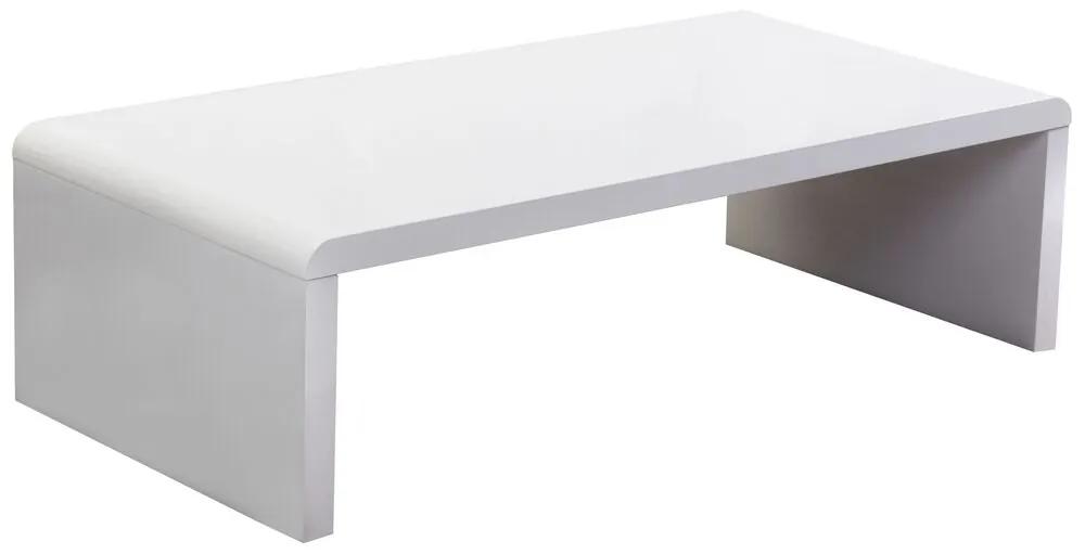 Bílý elegantní konferenční stolek MILWAUKEE Beliani