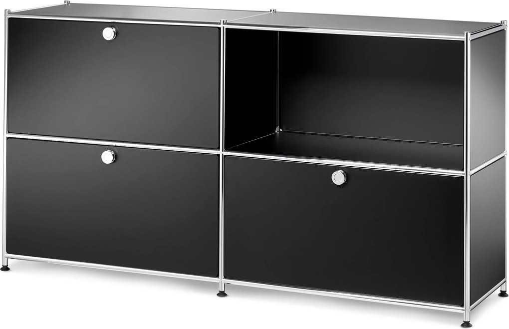 Tchibo - Doplňková sada kovových výklopných dvířek Cn3, černá