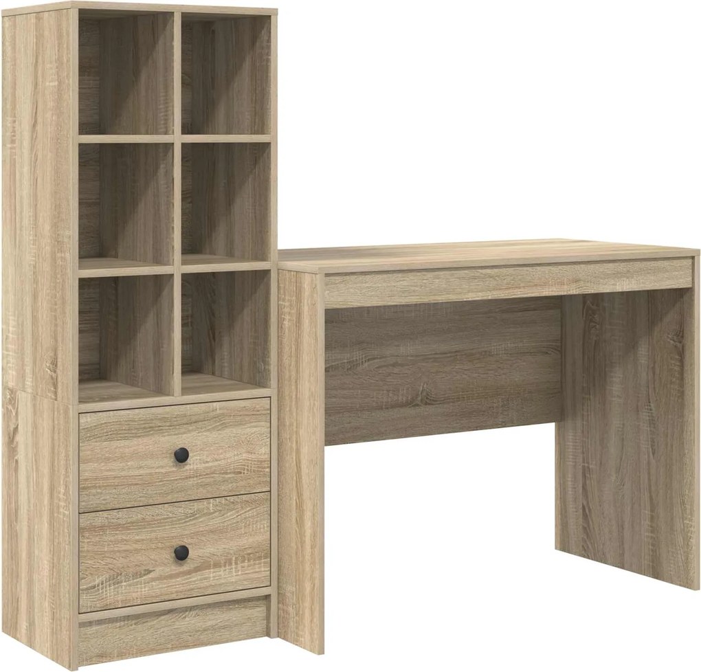 Stůl Sonoma dub 145.5 x 50 x 127 cm 2 ks 3337371