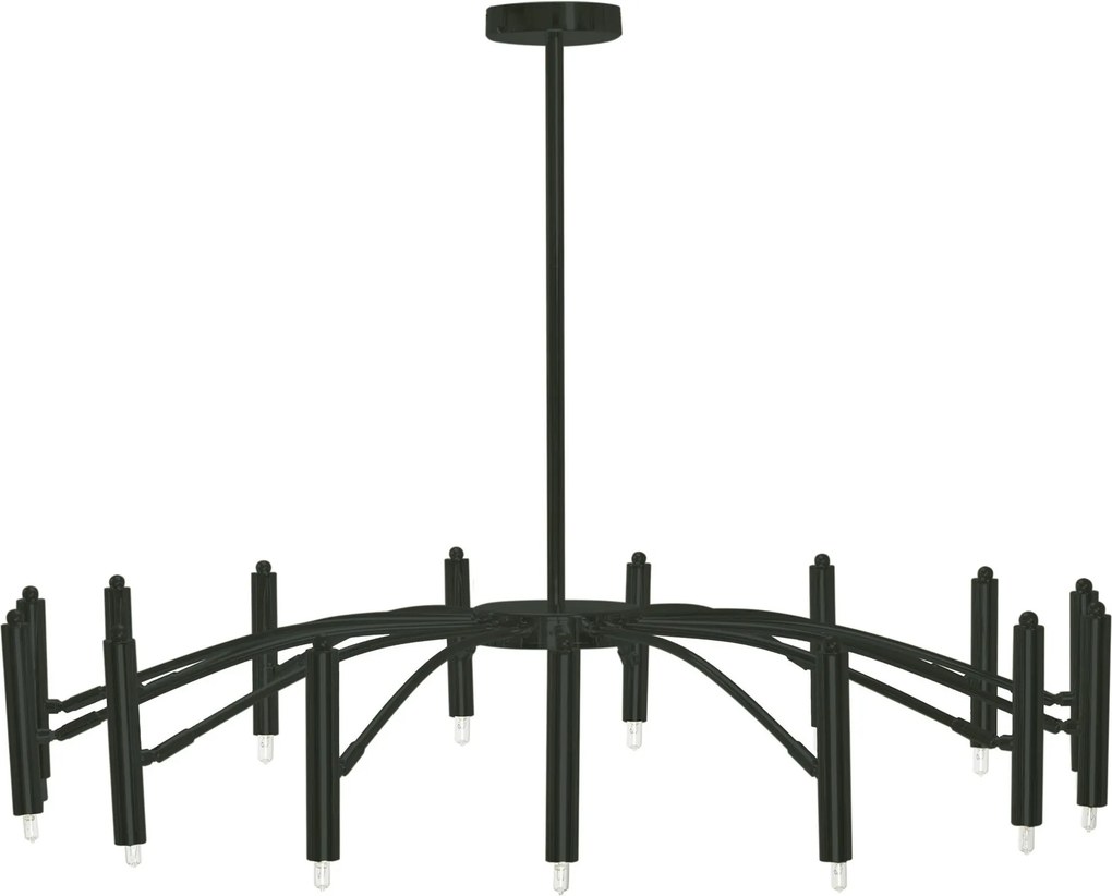 Toolight Toolight, stropní lampa 15xG9 APP1196-15CP, černá, OSW-40113