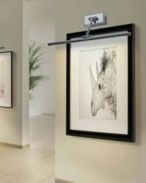 LED nástěnné svítidlo Davinci 48 černá matná