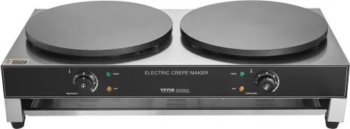 40,6 cm elektrický krepovač Komerční krepovačka 6000 W s dvojitou hlavou