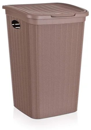 VETRO-PLUS RATTAN Koš na špinavé prádlo 37x38x54,5cm 50 l, světle hnědý 5530051