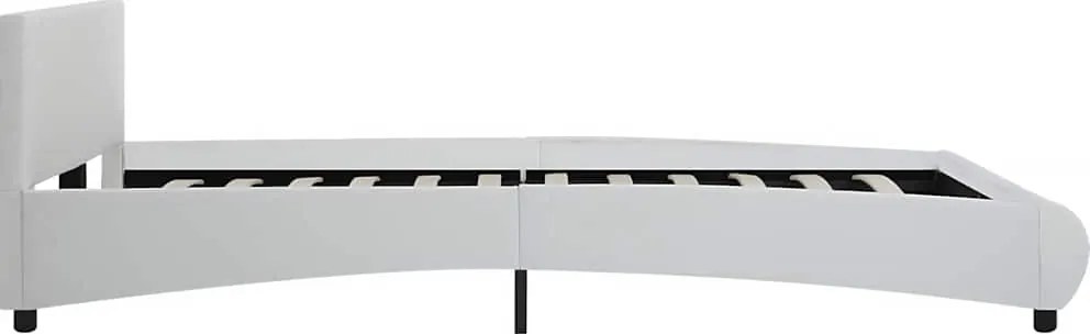 Rám postele s LED světlem bílý umělá kůže 180 x 200 cm 285491