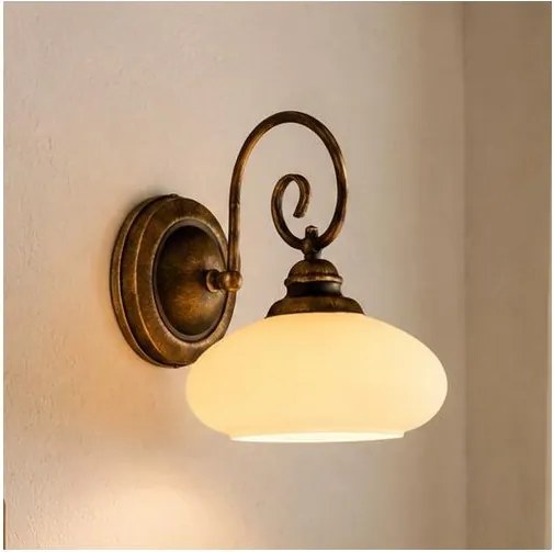BRILAGI - Nástěnná lampa MOLLERO 1xE27/15W/230V bronz/patina