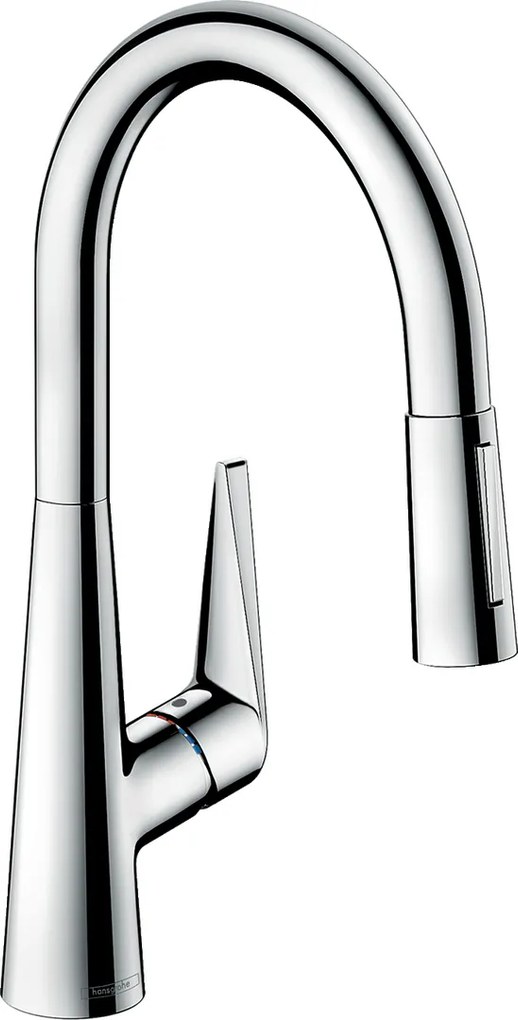 Hansgrohe Talis M51, páková dřezová baterie 200 s vytahovací sprškou, chromová, 72813000