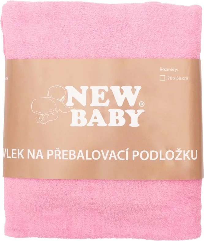 New Baby Návlek na přebalovací podložku 50x70 cm Béžový