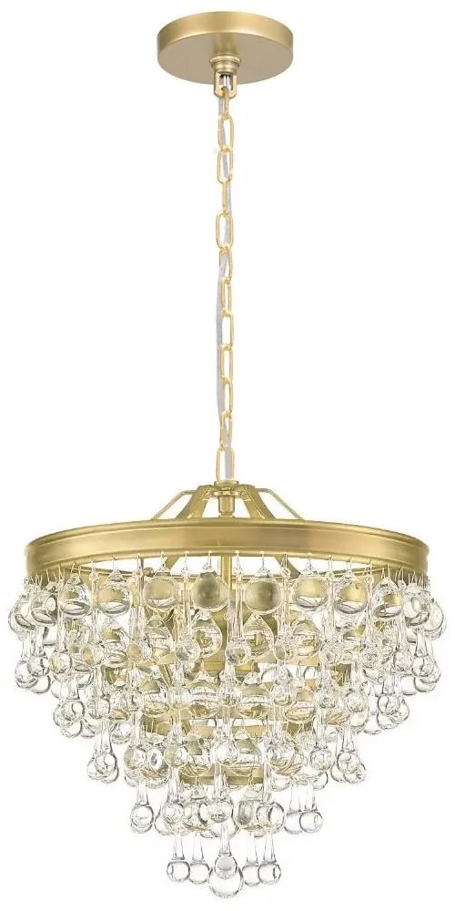 Toolight Designové osvětlení Crystal APP1621-3CP Gold