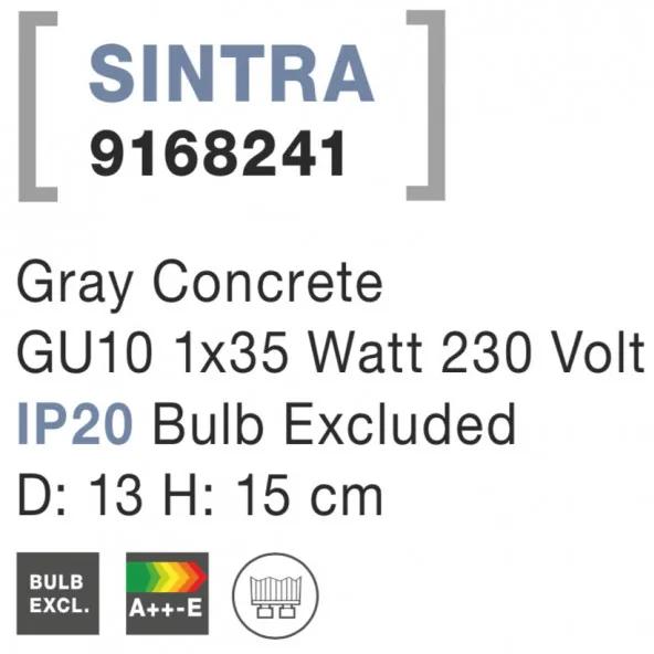Svítidlo Nova Luce SINTRA R TOP GREY stropní, IP 20, GU10