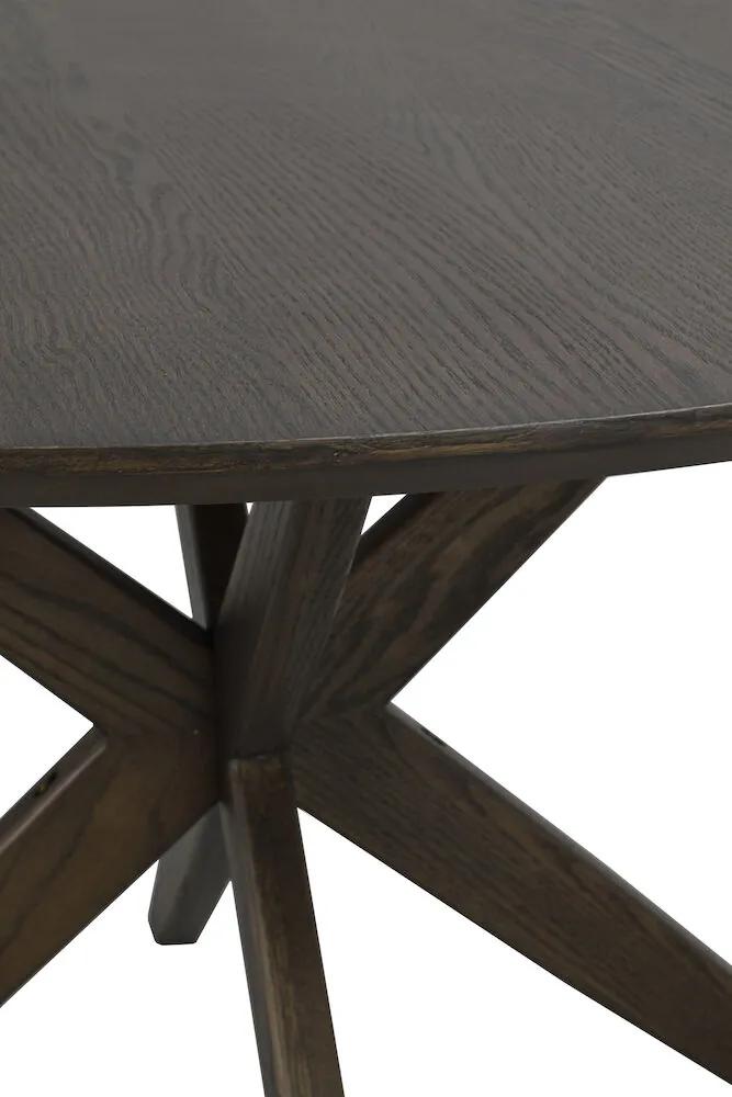 Rowico Hnědý dubový jídelní stůl Calverton 120 cm