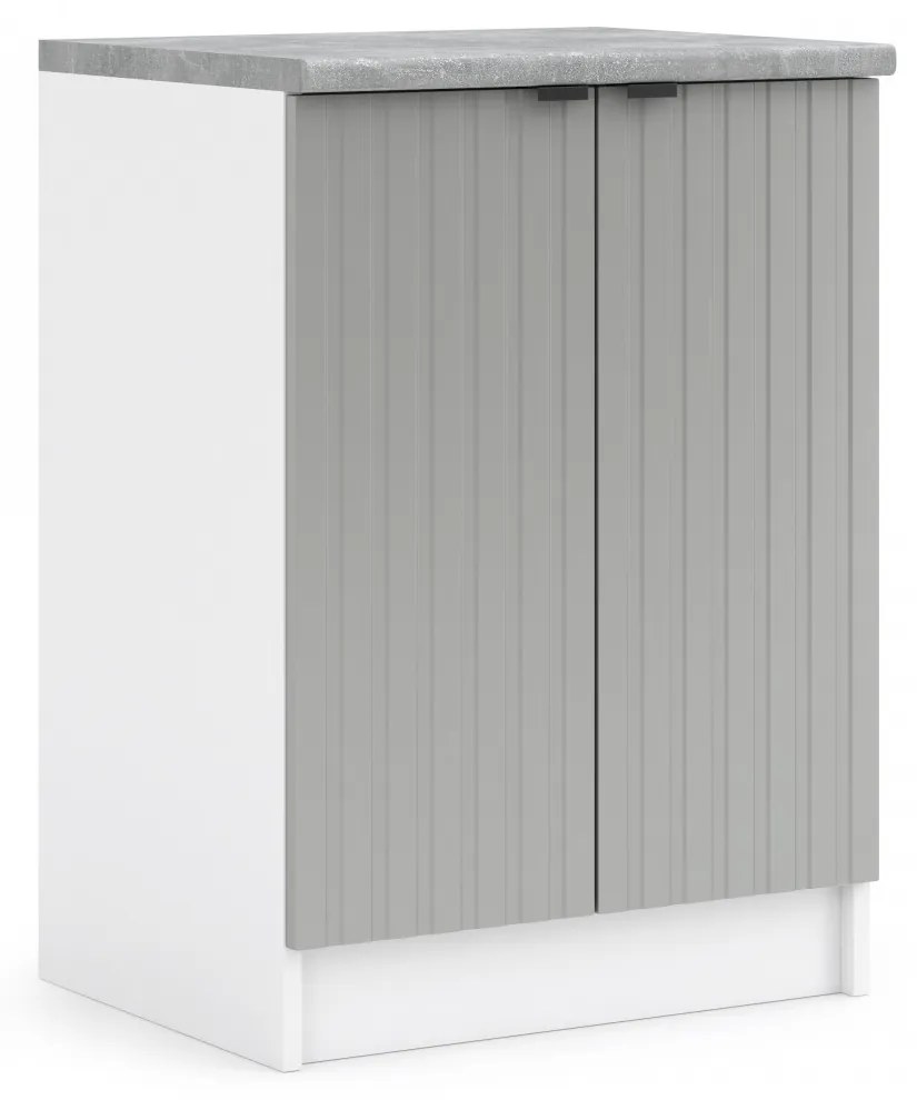 Kuchyňská skříňka spodní 60 cm - LAM D60 2D - Dvířka CINDY