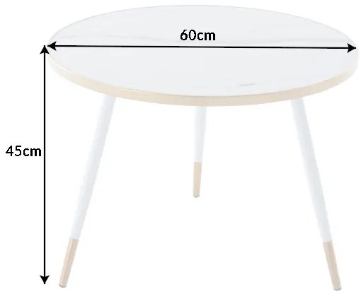 Konferenční stolek PALLAS Dekorhome 45 cm