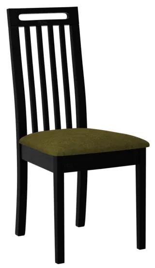Čalouněná jídelní židle Heven X, Barva dřeva: černý, Potah: Paros 2