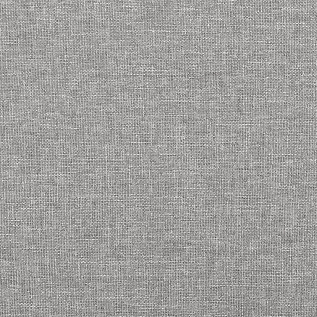 vidaXL Box spring postel 100 x 200 cm textil [3120590] Barva: světle šedá