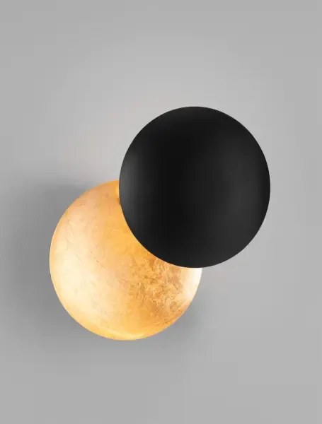 Designové nástěnné svítidlo Solei černá