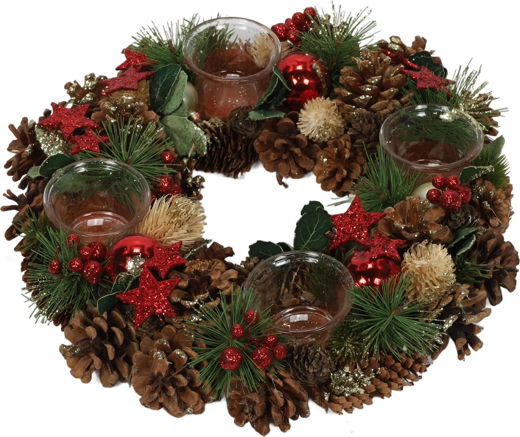 Adventní věnec, svícen na 4 svíčky, Ø 34 cm