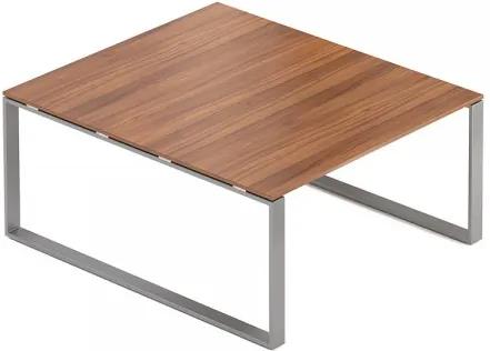 Jednací stůl Creator 140 x 160 cm, šedá podnož