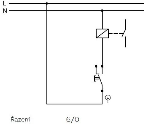 ABB Variant+ tlačítko č.6/0 IP54 bílá 3558N-C86510 B