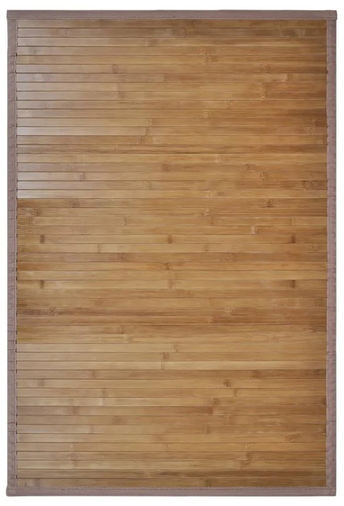 vidaXL Bambusové koupelnové předložky 2 ks 60 x 90 cm hnědé
