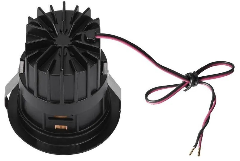LA 1002594 HORN MAGNA LED venkovní svítidlo k zabudování do stropu černá/zlatá, 3000K, 25° - BIG WHITE (SLV)