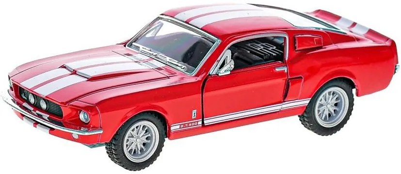 Mikrotrading auto ford shelby gt500 1967, kov, zpětný chod, 13 cm, 1 : 38