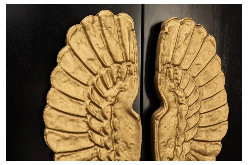 Massive home | Barová masivní komoda Black Angel 140cm