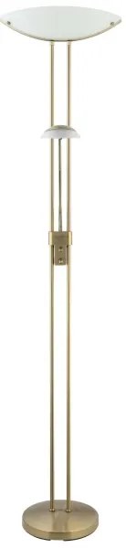 EGLO 85974 - Stmívatelná stojací lampa BAYA 1xR7s/230W + 1xG9/33W bronz
