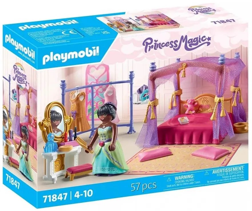 Playmobil 71847 princeznina ložnice se šatnou