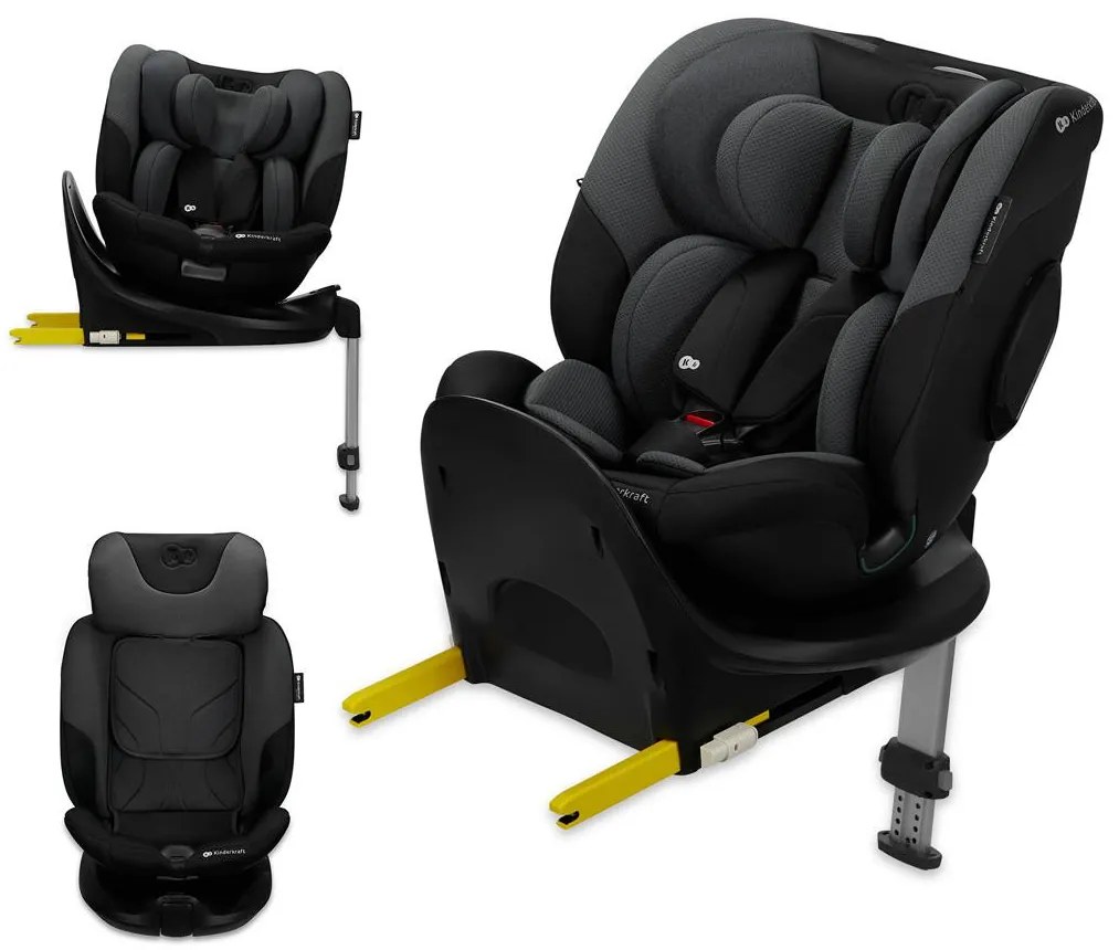 Kinderkraft Autosedačka i-Fix 40-150 cm Kinderfraft select Cool grey