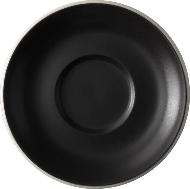 Sada šálků 12 ks — Elements Yin & Yang black - W0227