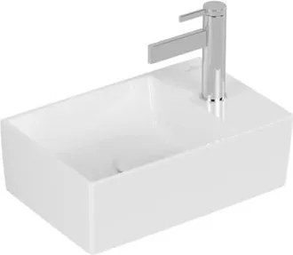Villeroy & Boch Memento 2.0 umyvadlo , 400 x 260 x 111 mm, bílé alpin ceramicplus, bez přepadu, neleštěné 432340R1