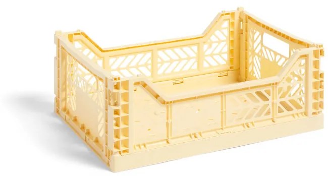 HAY Úložný box Crate M, light yellow