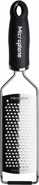 Microplane Ruční struhadlo hrubé Gourmet černá 31 x 7,5 cm