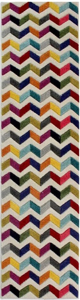 Behúň Spectrum Bolero Multi, 66x300, viacfarebná, chodba / predsieň, Flair Rugs