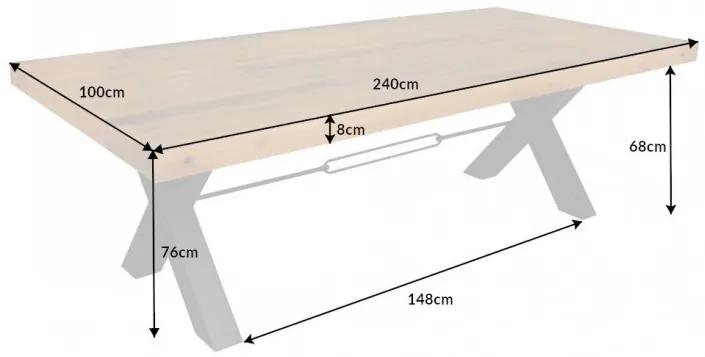 Jídelní stůl THETIS Dekorhome 240x100x76 cm