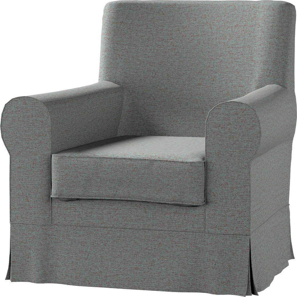 Potah na křeslo IKEA Ektorp Jennylund barva modrá látka pletený vzor