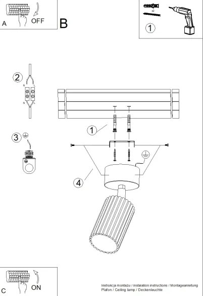BRILAGI - LED Bodové svítidlo CRESTO 1xGU10/10W/230V černá