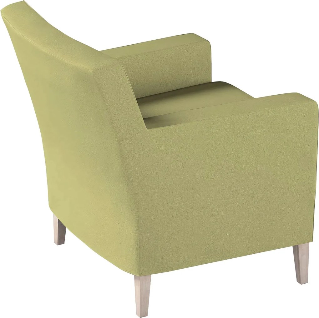 Potah na křeslo IKEA Karlstad barva zelená látka lesklé, sametová