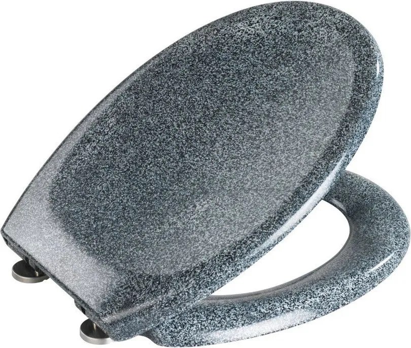 Toaletní sedadlo OTTANA GRANIT - Duroplast, volně padající, WENKO