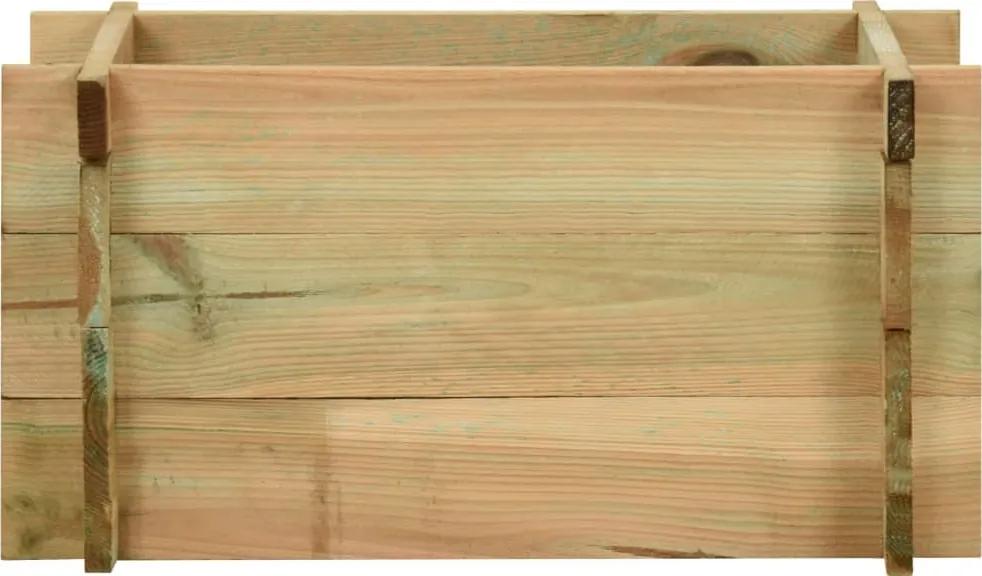 vidaXL Vyvýšený zeleninový záhon impregnovaná borovice 40 cm [43347] Barva: Hnědá